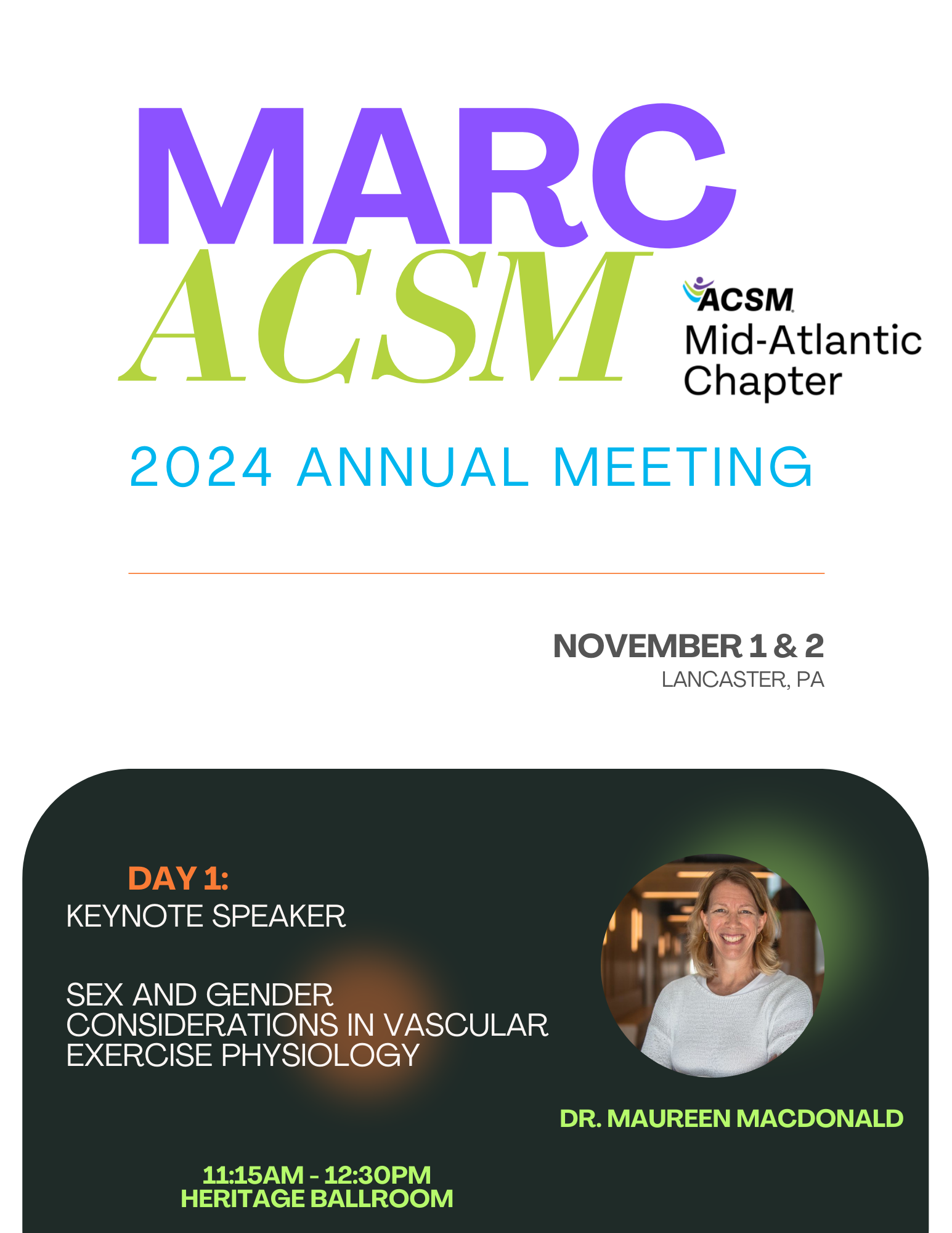 Annual Meeting - ACSM Mid-Atlantic